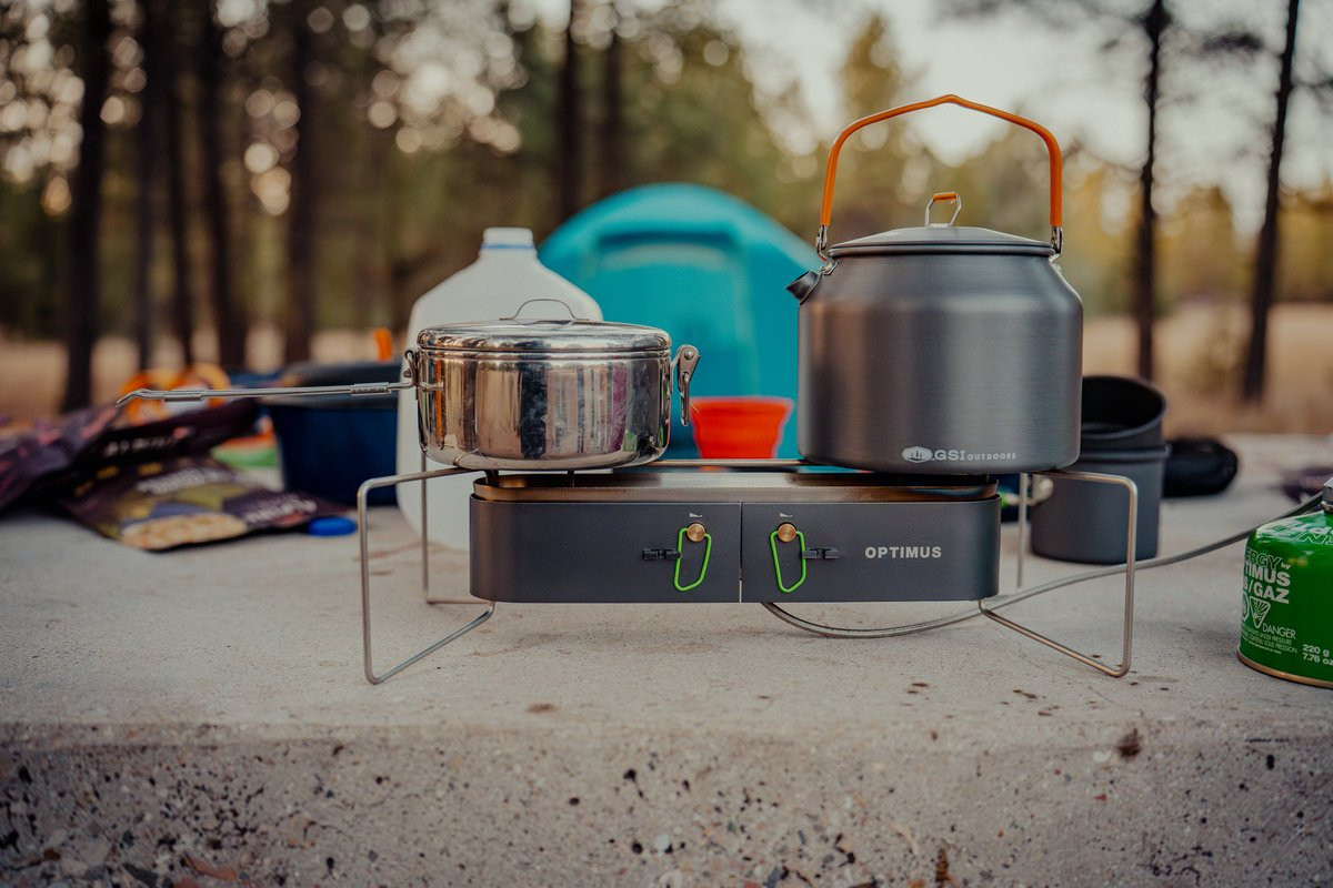 Double Burner Gas Stove Optimus Gemini II
